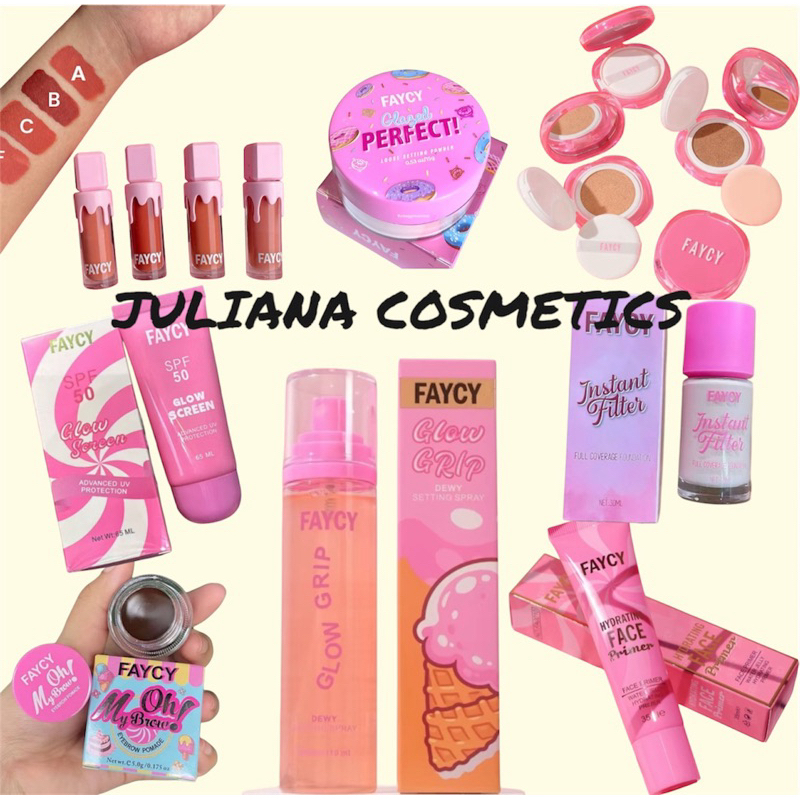 FAYCY SETTING SPRAY | LIPMATTE | SUNSCREEN | CORRECTOR | PRIMER ...