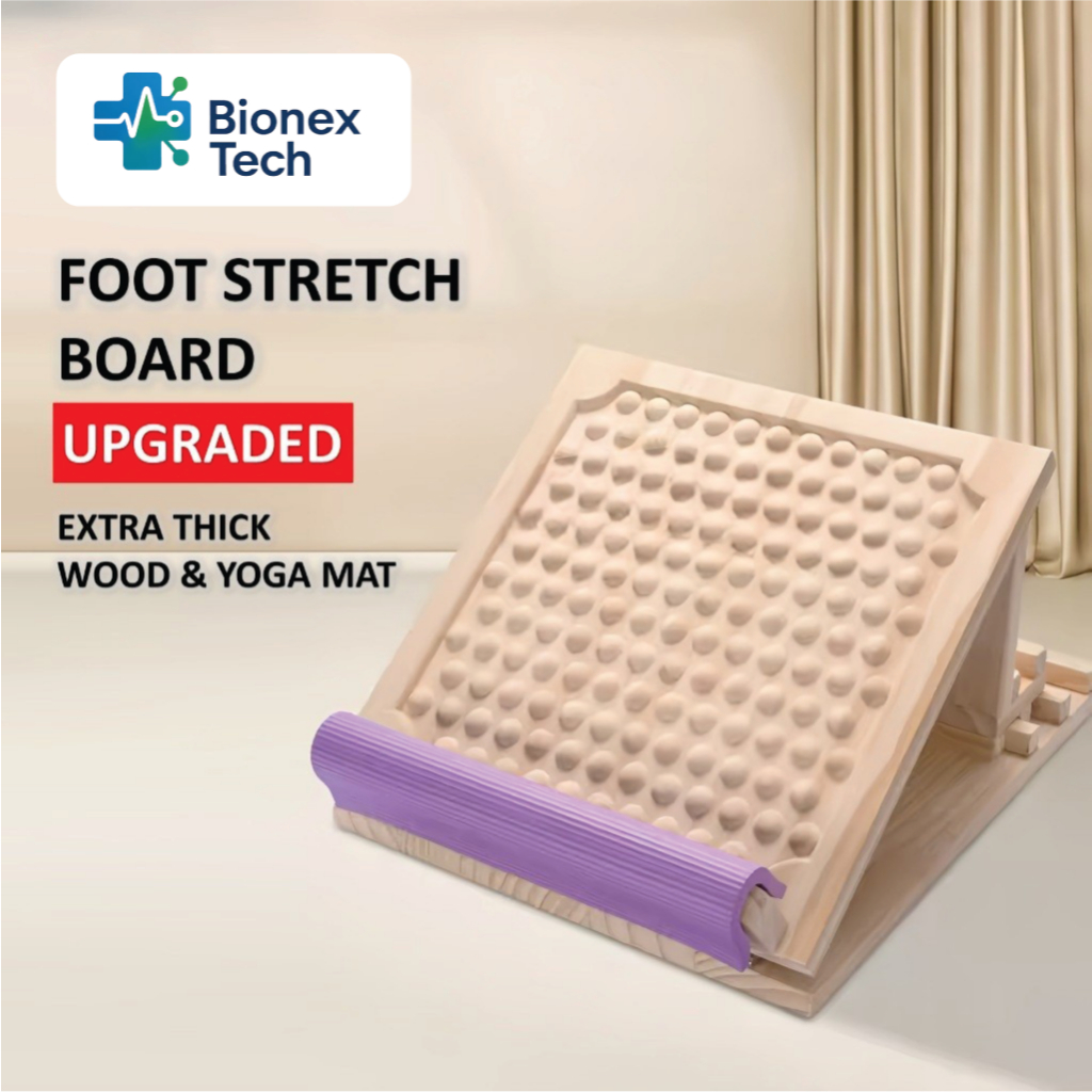 (Upgrade Extra Thick) Standing Stretching Board Adjustable 8 Degree ...