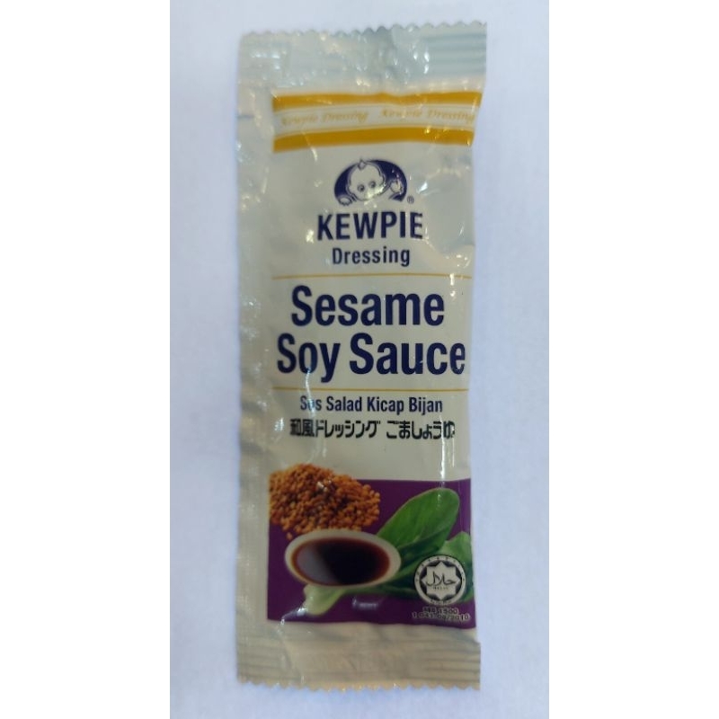 kewpie dressing sesame soy sauce (sos salad kicap bijan)25 ml X 10pcs ...