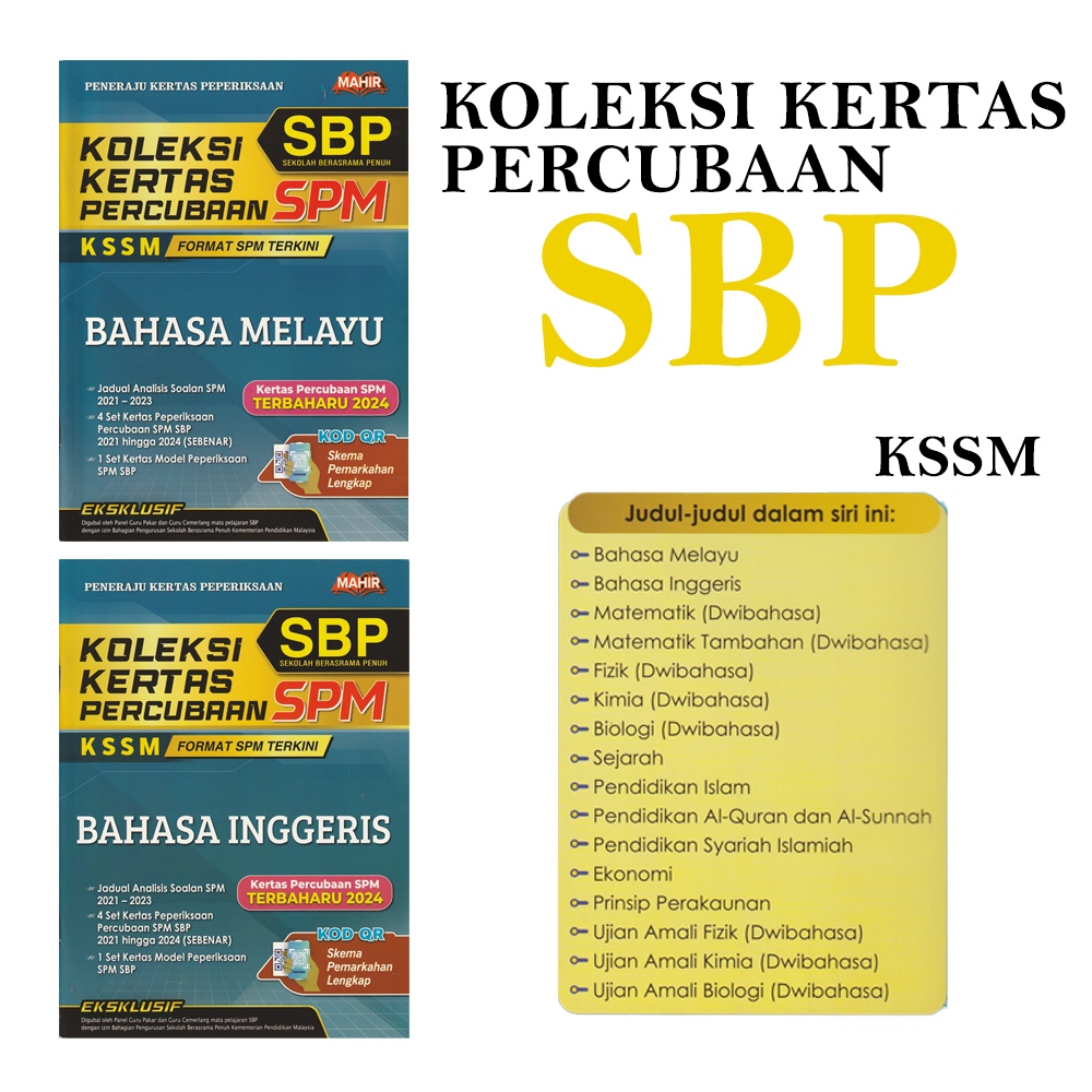 MAHIR | ACTIVITY BOOK | KSSM - KOLEKSI KERTAS PERCUBAAN SBP - SPM ( Kertas Percubaan SPM ...