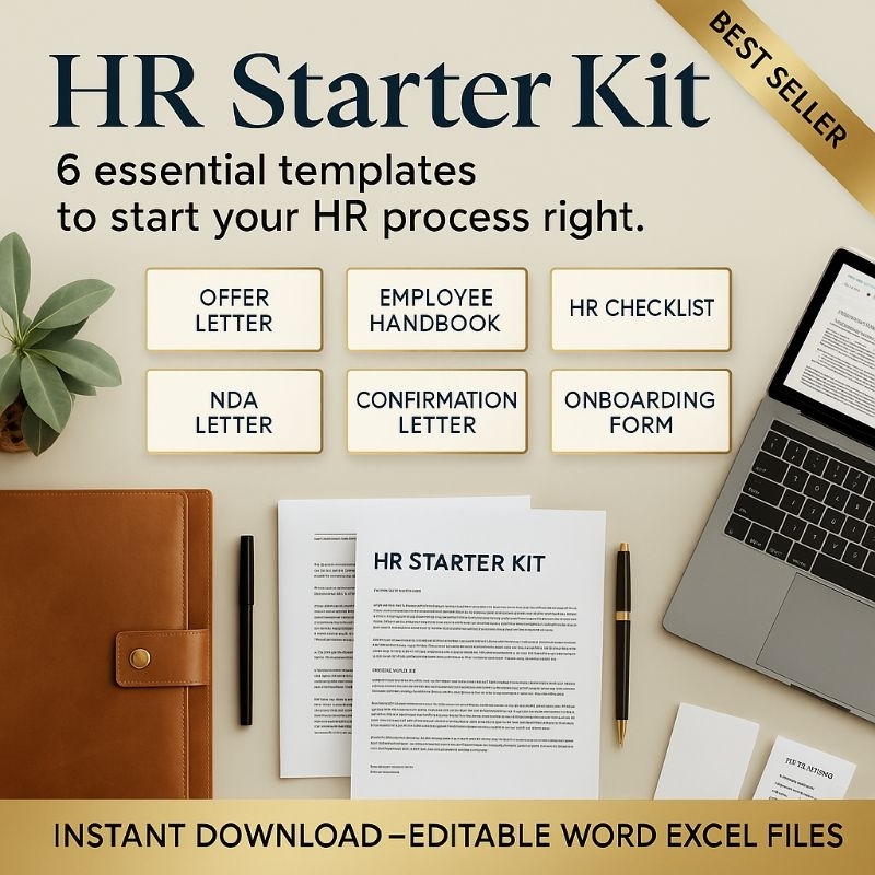 [READY STOCK] HR Starter Kit – 6 Editable HR Templates (Offer Letter ...