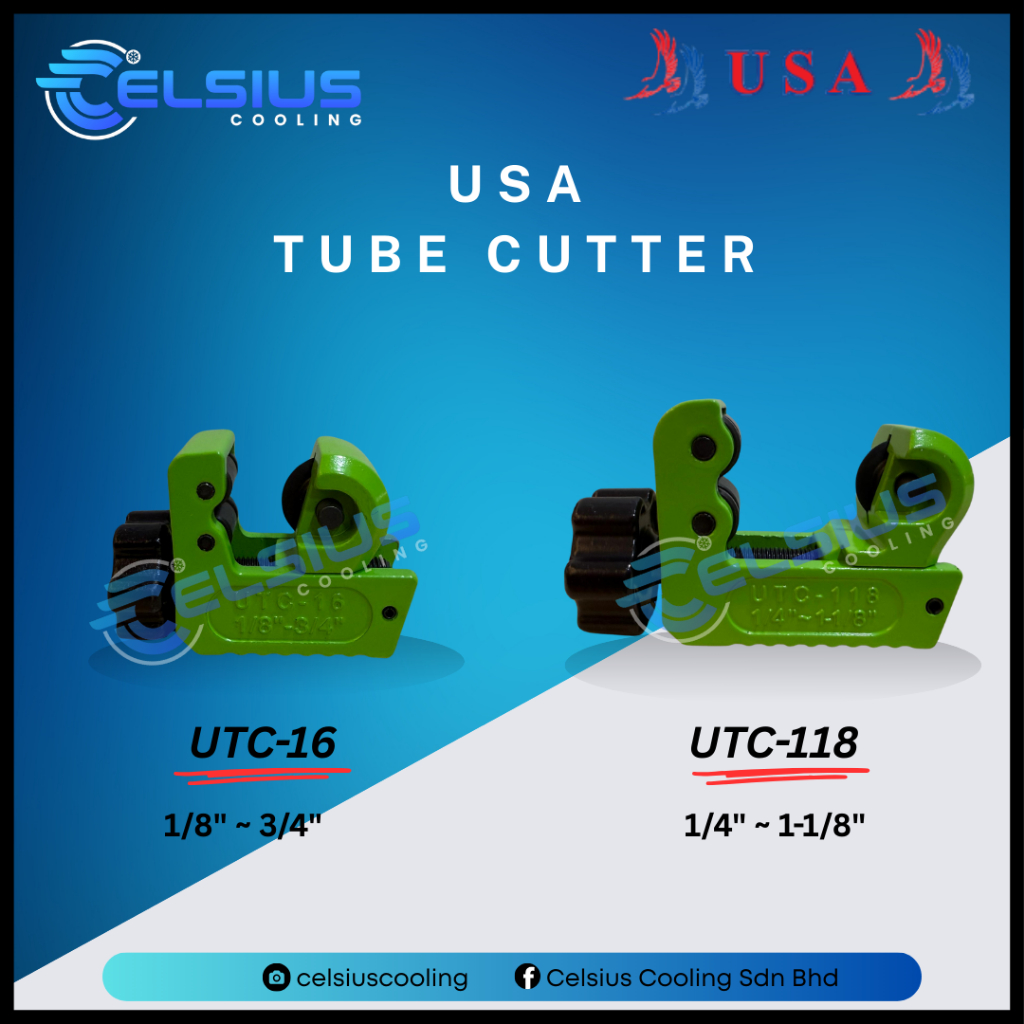 USA Copper Mini Tube Cutter UTC-16 (1/8"~ 3/4") / UTC-118 (1/4"~1 1 /8 ...