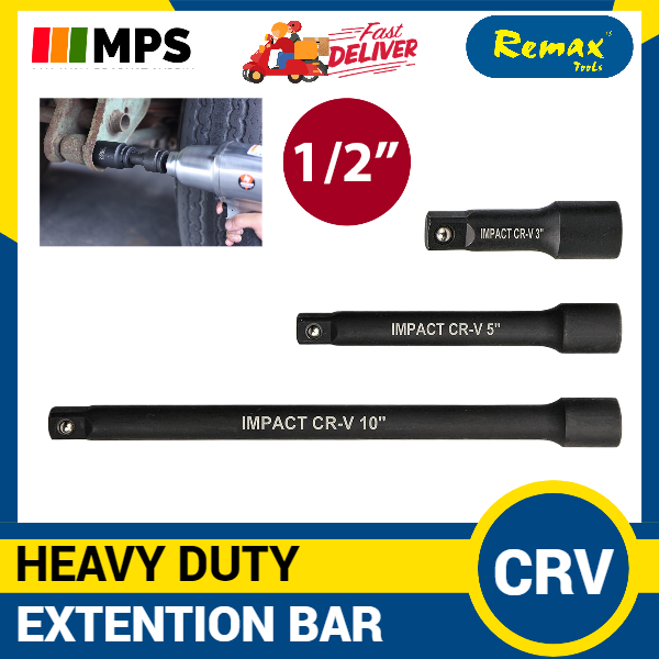 Remax 1/2 inch Square Drive Impact Socket Extension Bar Impact Socket ...
