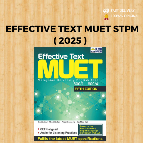 [OG] STPM 2025 : BUKU RUJUKAN & LATIHAN - EFFECTIVE TEXT MUET STPM ...