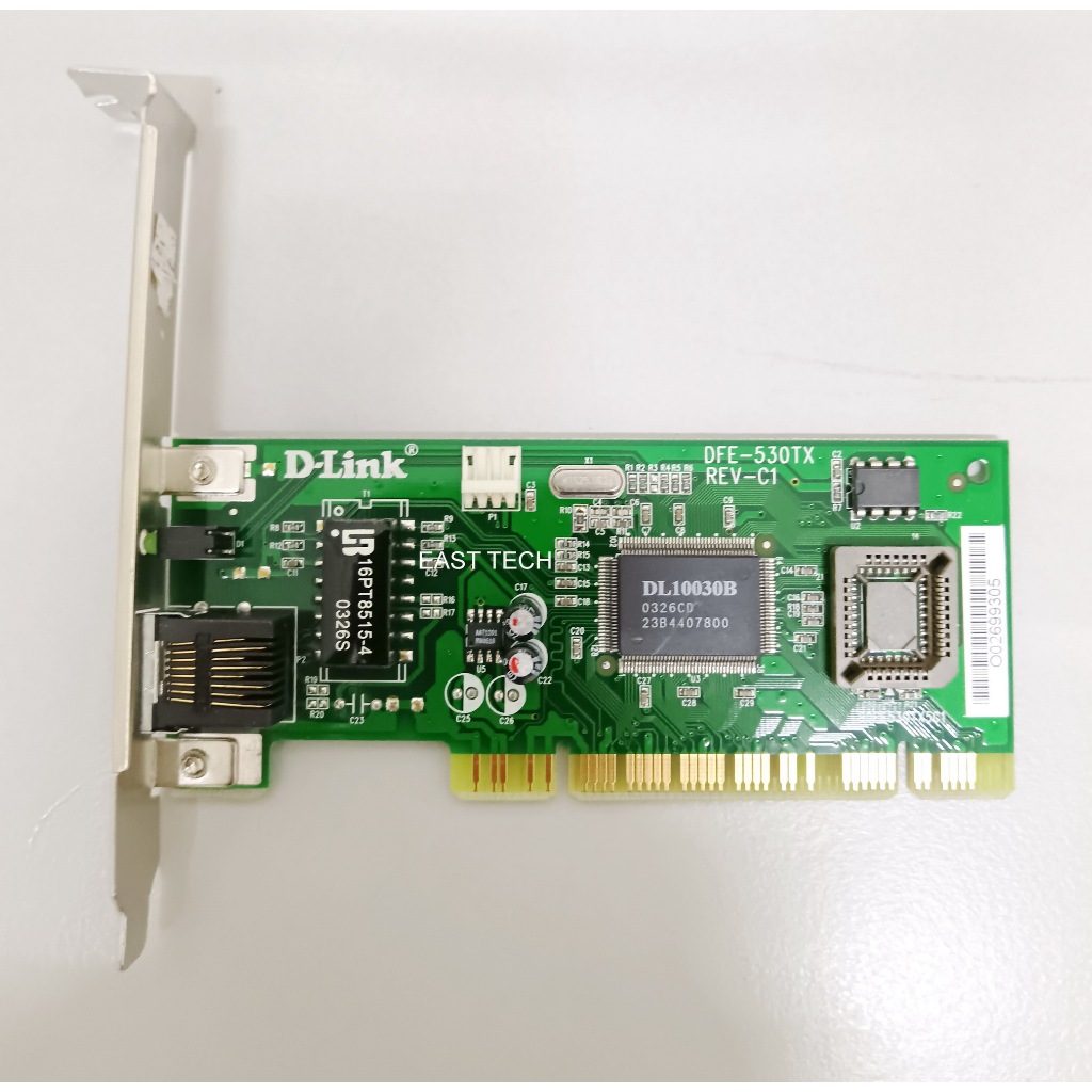 D-LINK DFE-520TX DFE-530TX 10/100MBPS FAST ETHERNET PCI ADAPTER (USED) | Shopee Malaysia