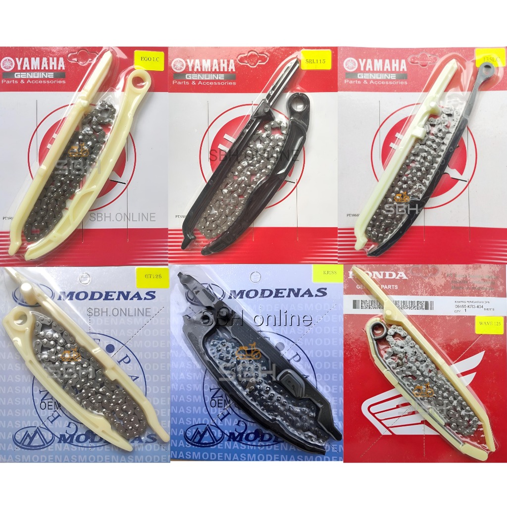 LC135 EGO SRL115 SRL110 GT128 KRISS WAVE 125 TIMING CHAIN & TENSIONER ...