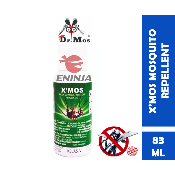 【READY STOCK】X'MOS Mosquito Repellent Spray/ Ubat Nyamuk Tidak ...