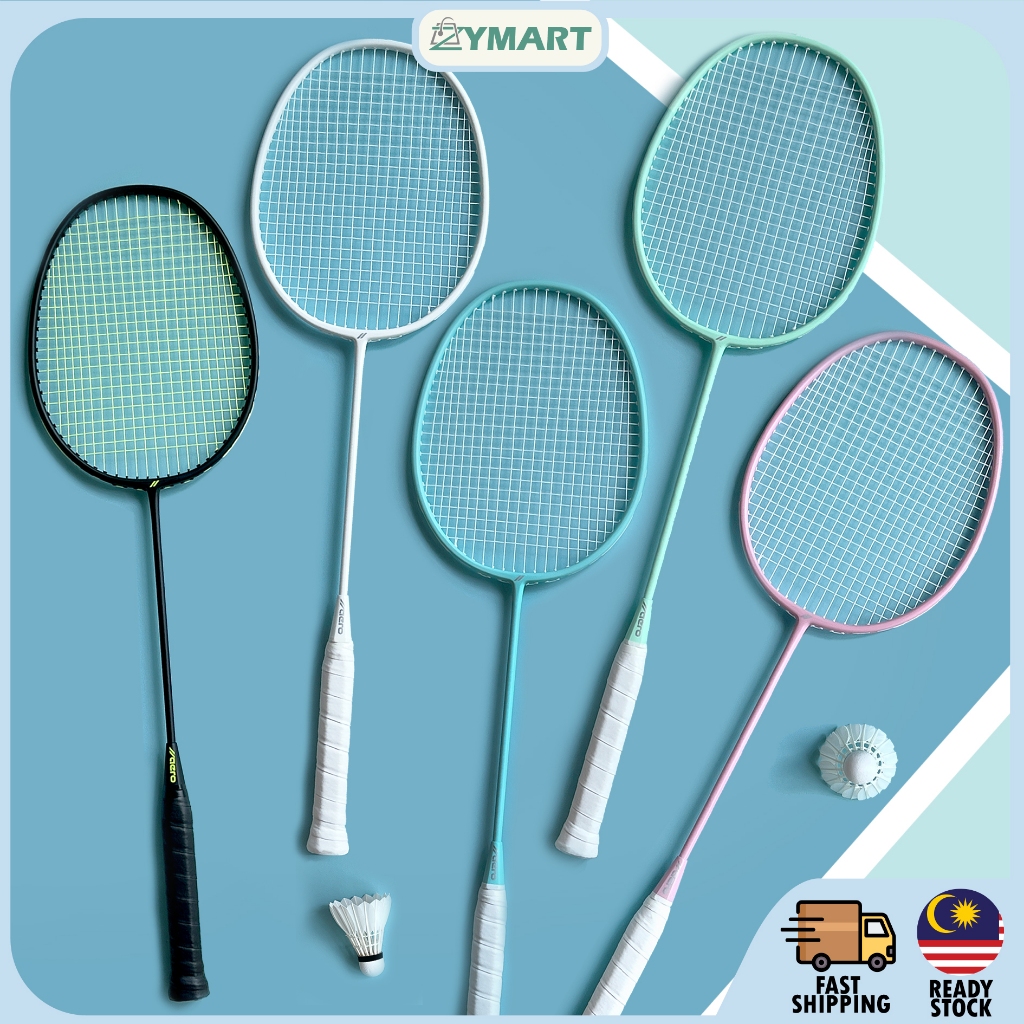 🆕🔥Aluminum Fiberglass Badminton Racket 25lbs | Aesthetic & Minimalist ...