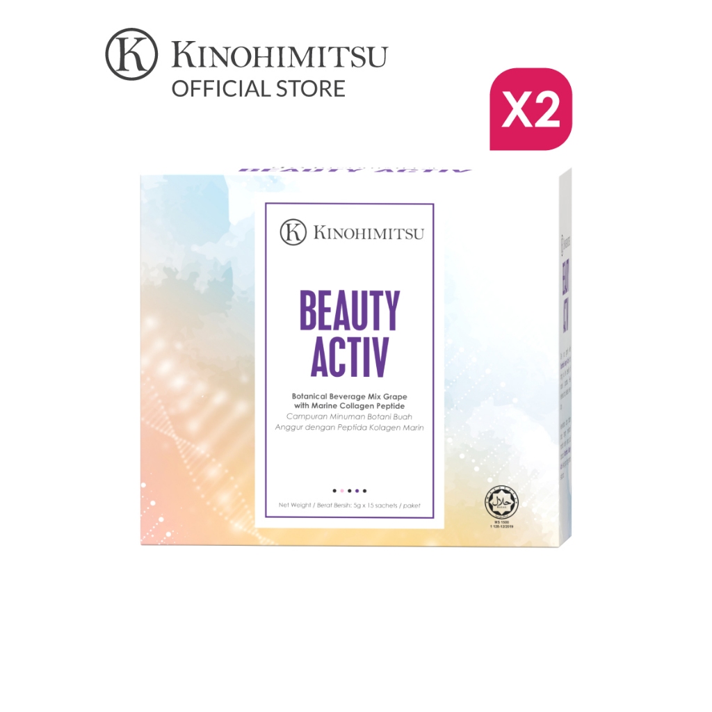 Kinohimitsu Beauty Activ (15's x 2 Kotak) | Shopee Malaysia