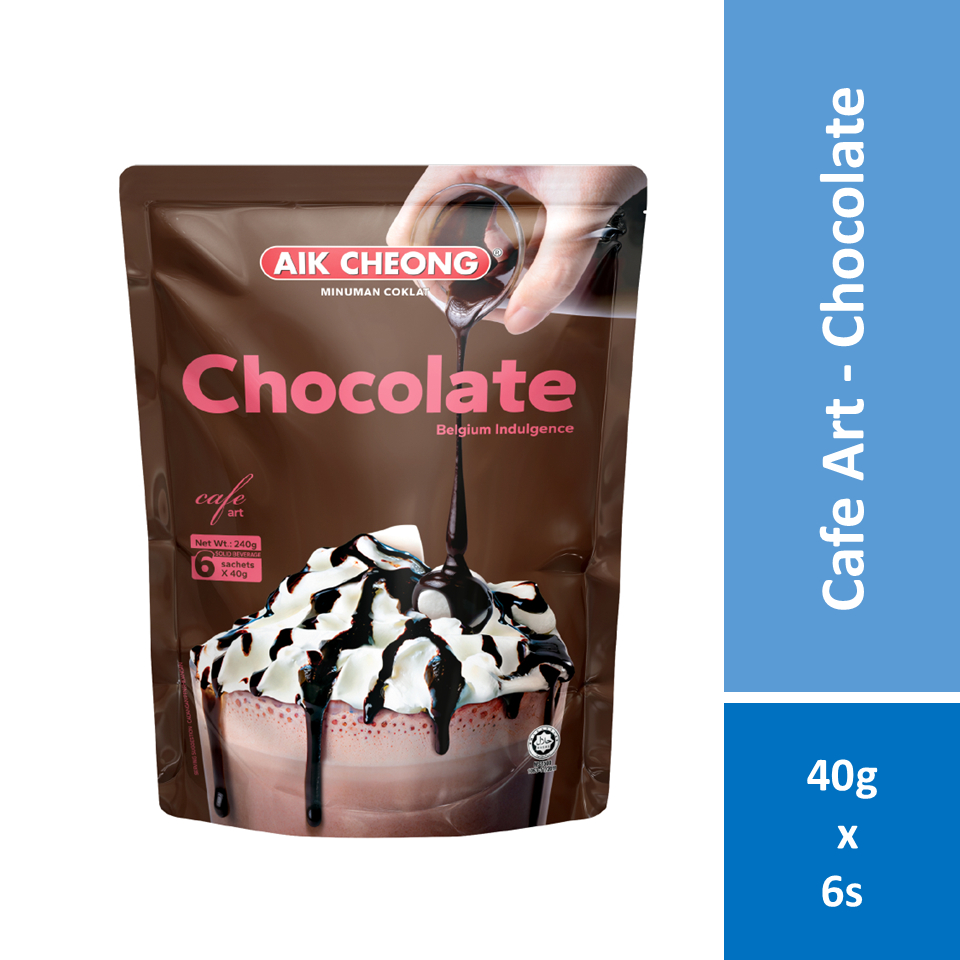 [East Malaysia] Aik Cheong Convenience Pack Cafe Art - Chocolate (40g x 6 Sachets/240g) | Shopee ...