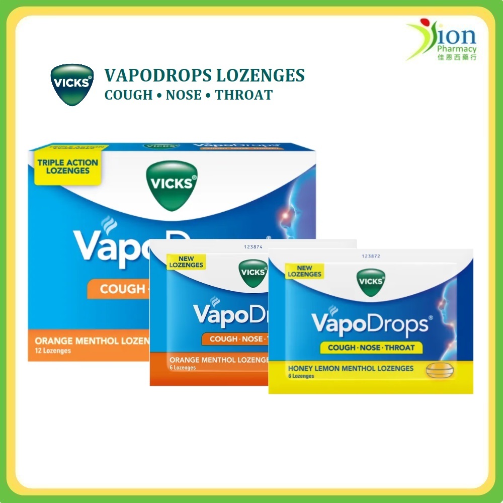 VICKS VAPODROPS LOZENGES | Shopee Malaysia