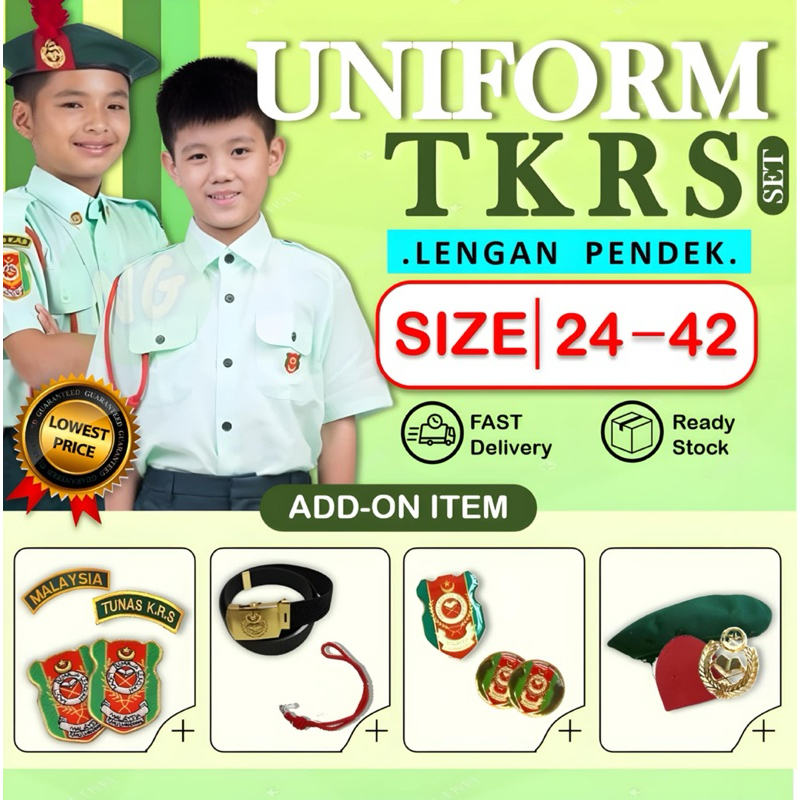 [ORIGINAL] [READY STOCK] UNIFORMS TKRS TUNAS KADET REMAJA SEKOLAH 少年军 ...