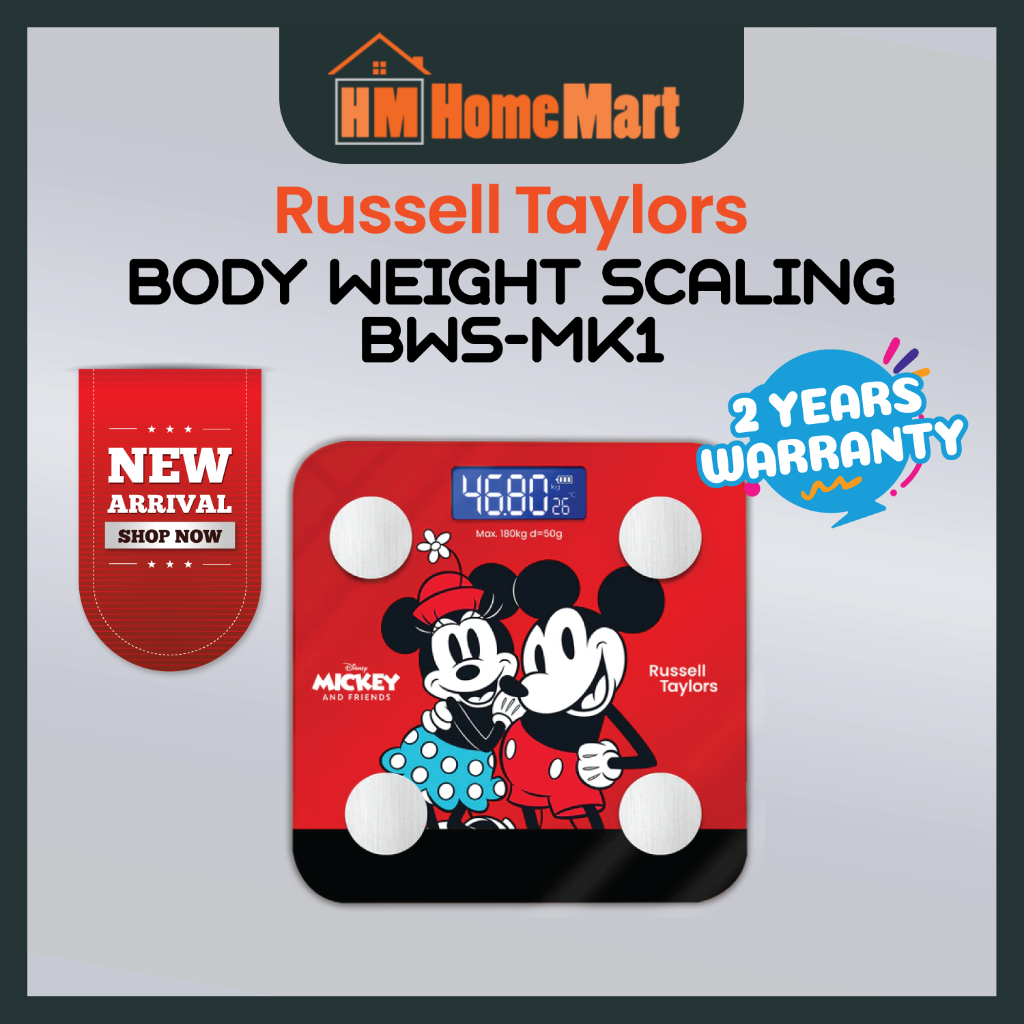 Russell Taylors x Disney Mickey And Friends Bluetooth Body Fat Smart ...