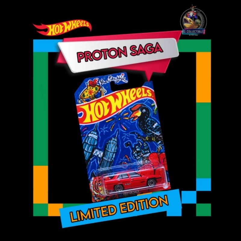 Hot Wheels Proton Saga Special Edition (Saga Burung) with Protector ...
