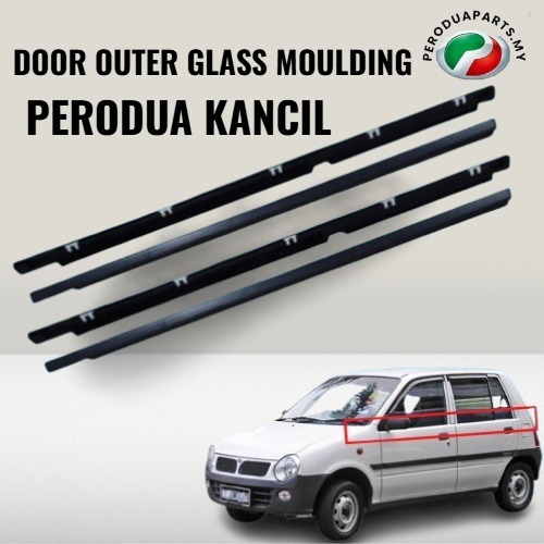 Getah Cermin Pintu Luar Perodua Kancil Outer Door Window Glass Moulding ...