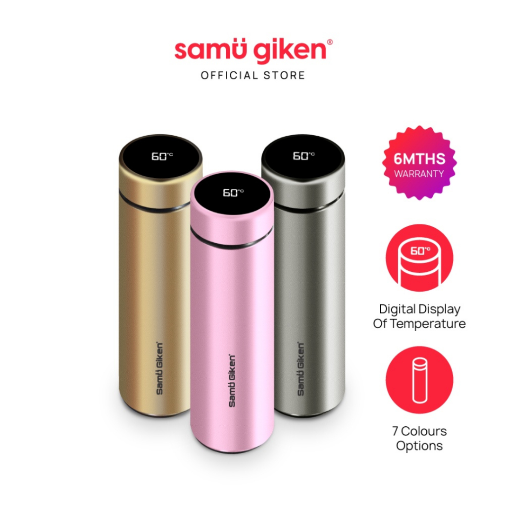 Samu Giken Smart Flask 500ml Model:SVF501 (Temperature Display ...