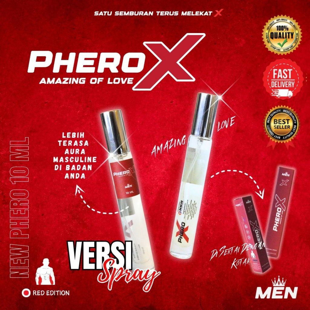 PHERO X MEN AMAZING OF LOVE PERFUME VERSI 10ML SPRAY/ PHERO X AMAZING ...