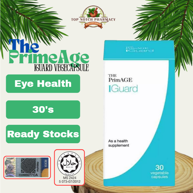 The PrimeAge IGuard Vegetable Capsules (30's) Ready Stocks 【For Eye ...