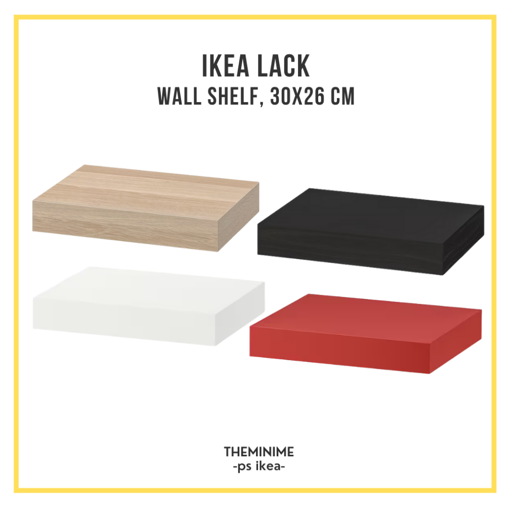 IKEA LACK Wall shelf, 30x26 cm | Shopee Malaysia