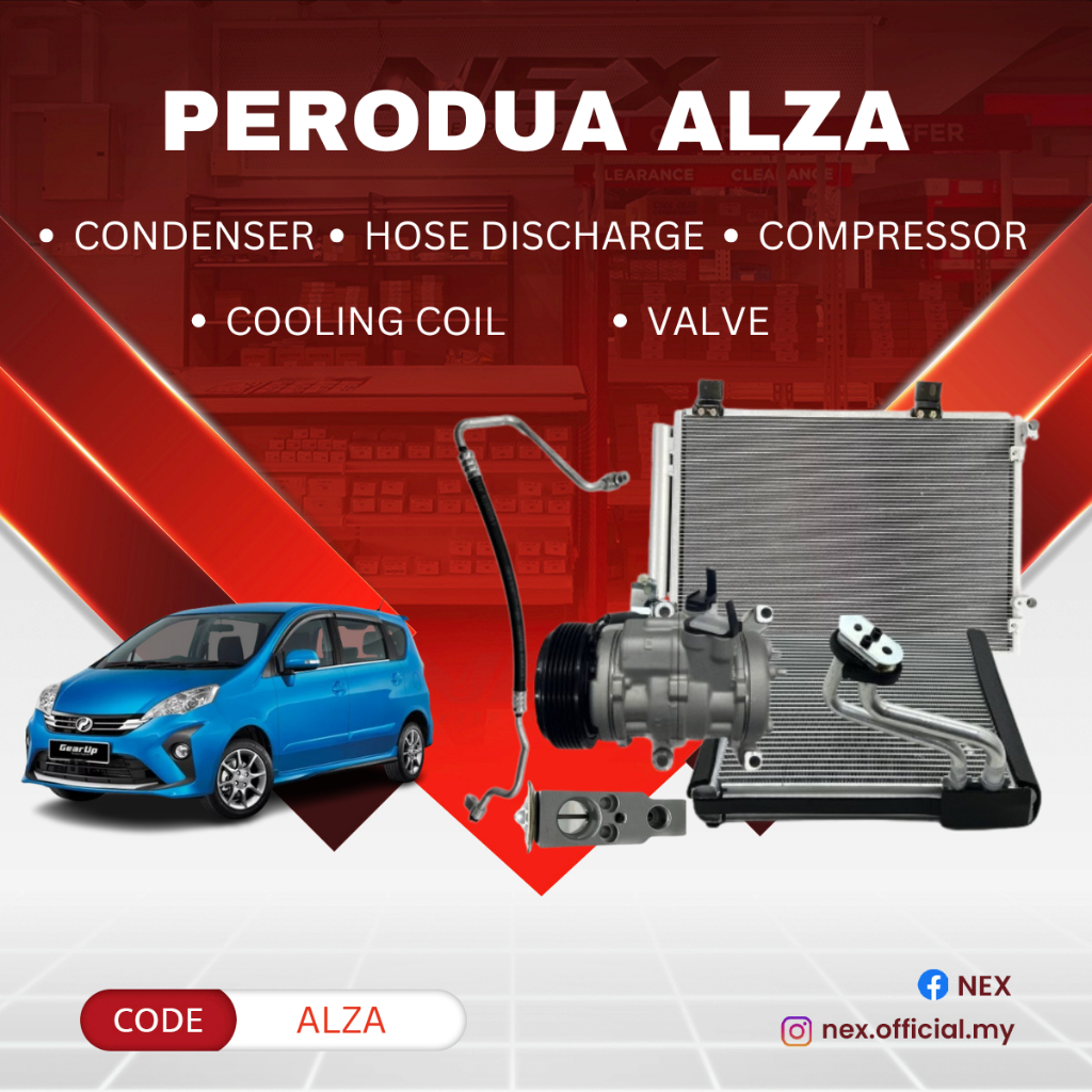 🔥Set Promosi - Harga Borong🔥PERODUA ALZA AIRCOND FULL SET (COMPRESSOR ...