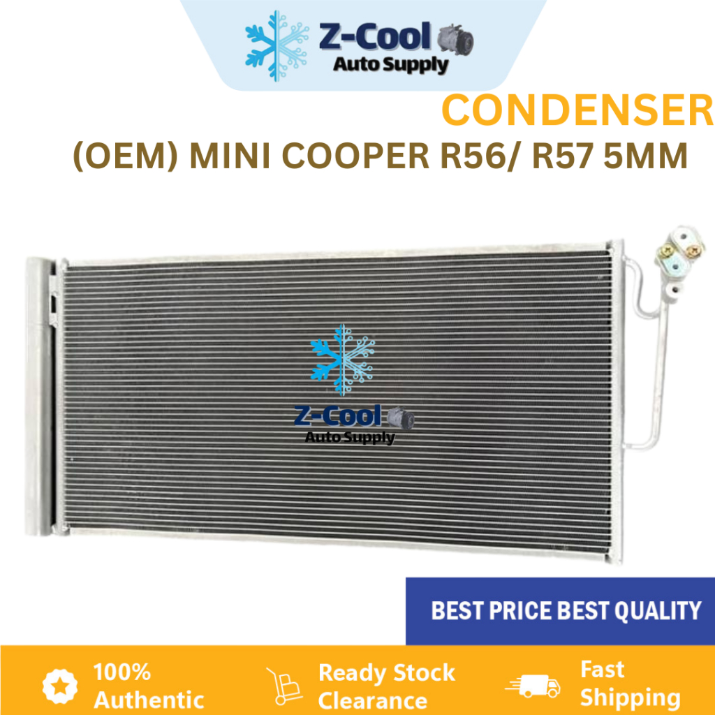 Condenser Aircond Car LOCAL NEW MINI COOPER R56/ R57 5MM | Shopee Malaysia