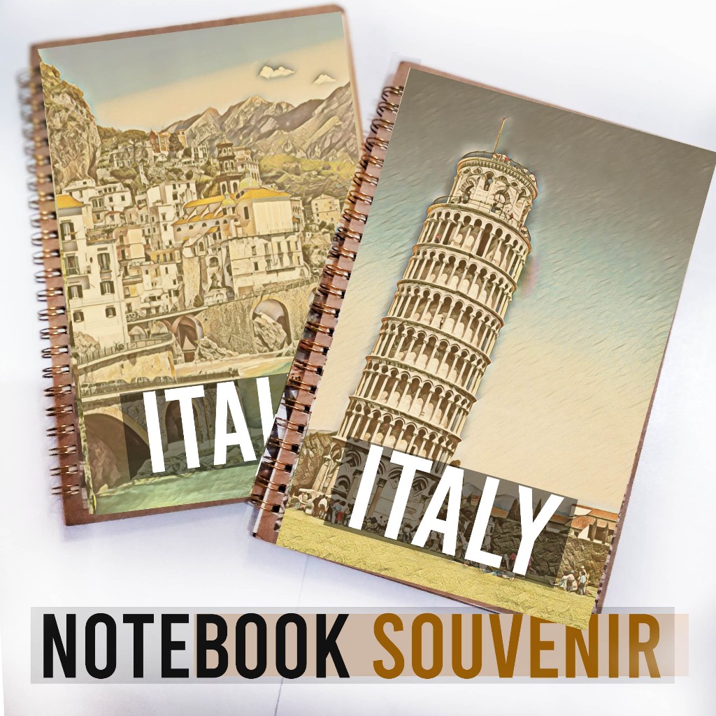 Notebook A5 Italy Pisa Venice Buku Nota Souvenir Gift Journal | Shopee ...