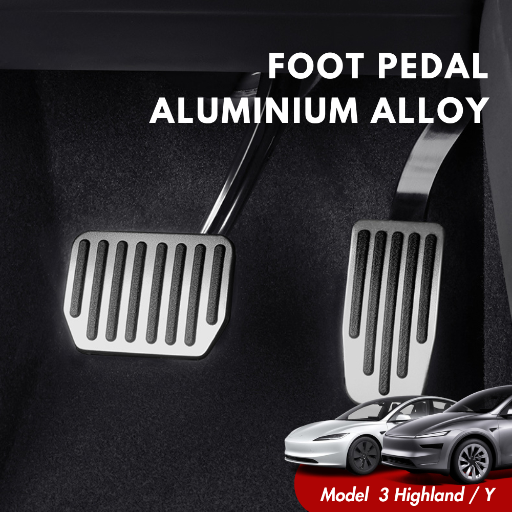 Tesla 25/26 Model 3 Highland/Y Juniper Foot Pedal Aluminium Non-Slip ...