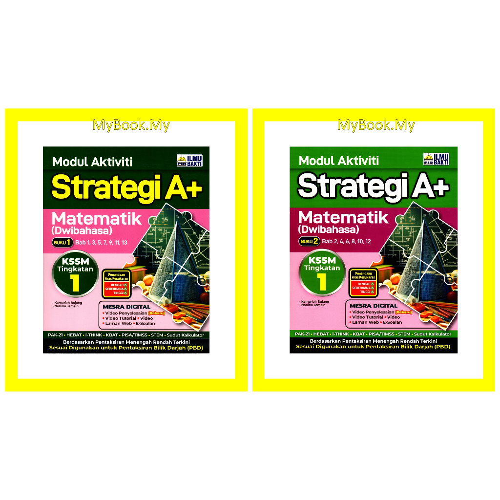 *BARU* MyB Buku Latihan : Matematik Mathematics Tingkatan 1 - Modul Aktiviti Strategi A+ (Ilmu ...