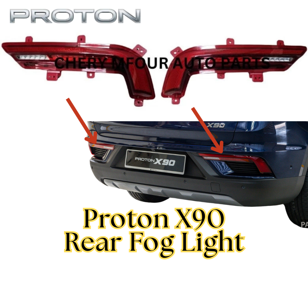 Proton X90 Rear Bumper Light Rear Fog Light Fog Lamp Rear Lower Light ...