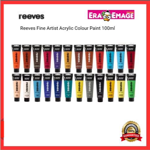 【REEVES】Intro Acrylic Colour Paint 100ml [Per Tube] | Shopee Malaysia
