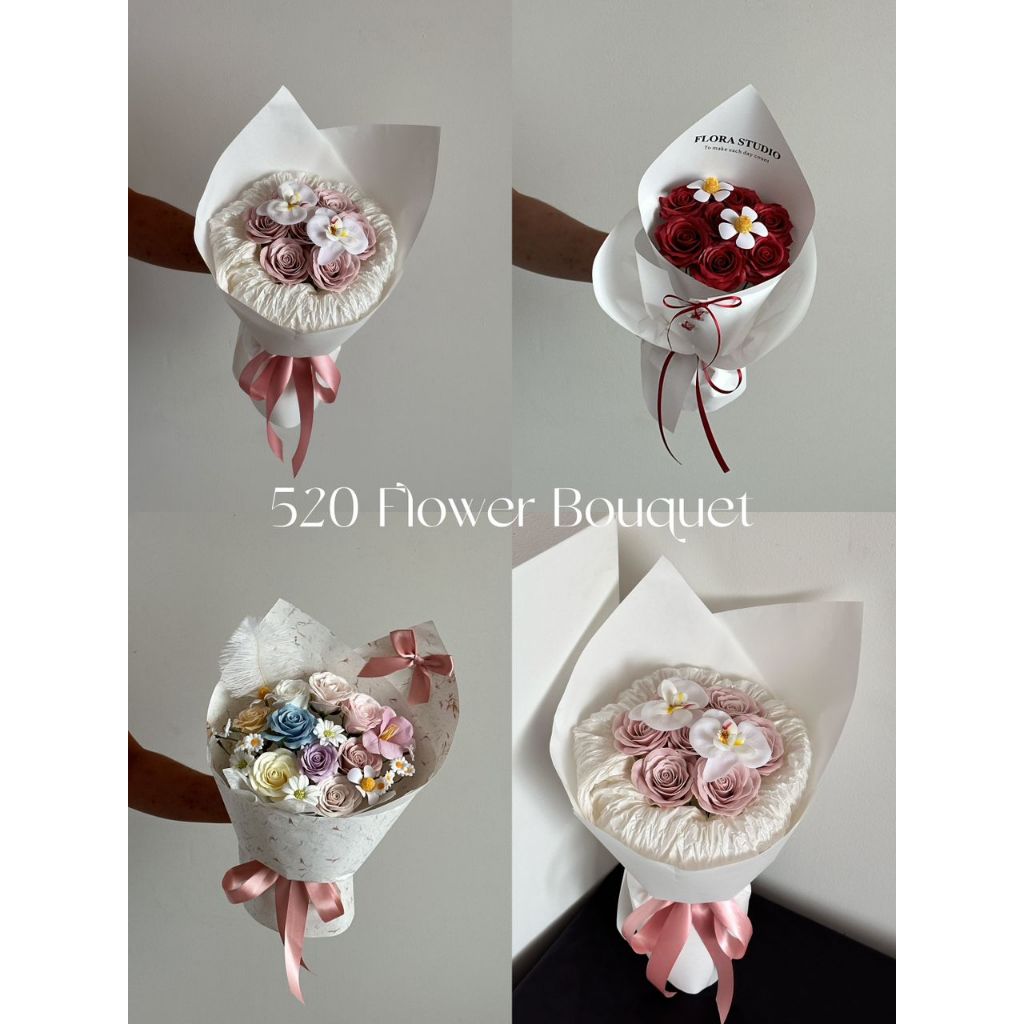 520 FLOWER BOUQUET READY STOCK SHIP IN ONE DAY | Shopee Malaysia