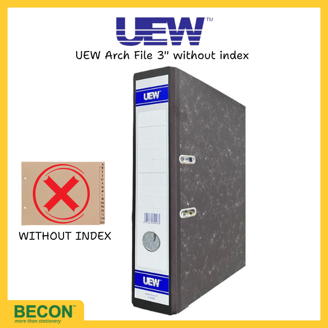 UEW Arch File 3" without index | Shopee Malaysia