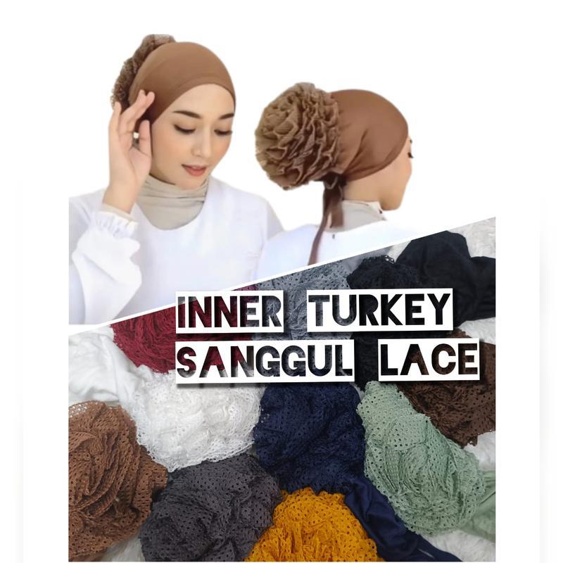 PREMIUM SANGGUL TURKEY (Lace Che Ta Style Inner) TURKISH BUN PREMIUM ...