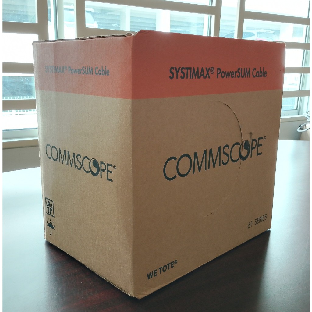 Commscope Systimax PowerSUM Cable 1061C SLT CAT5E 4/24 U/UTP W1000 ...
