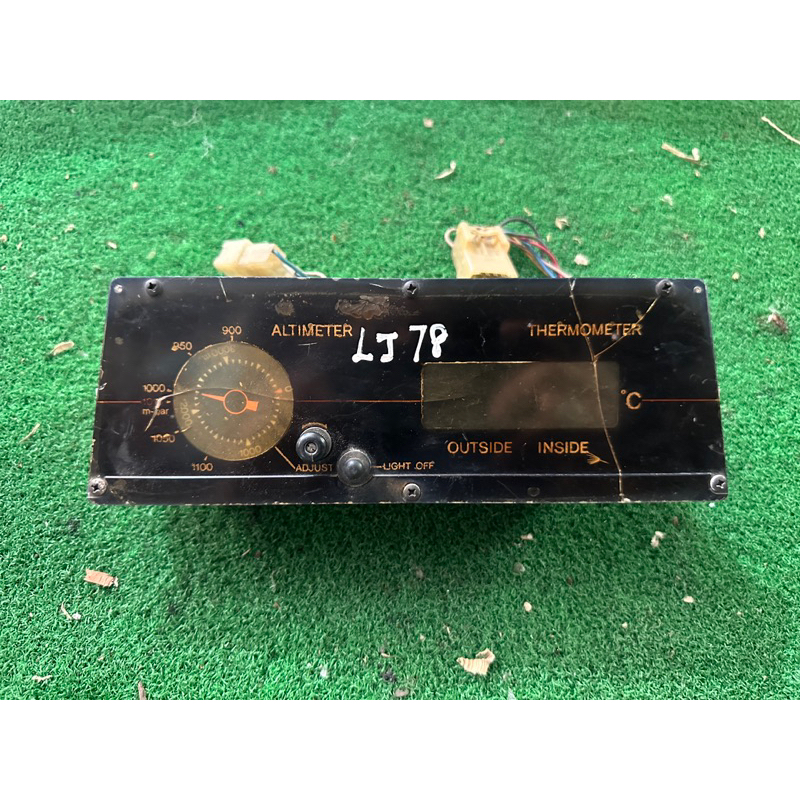 Altimeter & thermometer, toyota land cruiser prado LJ78. Original japan ...
