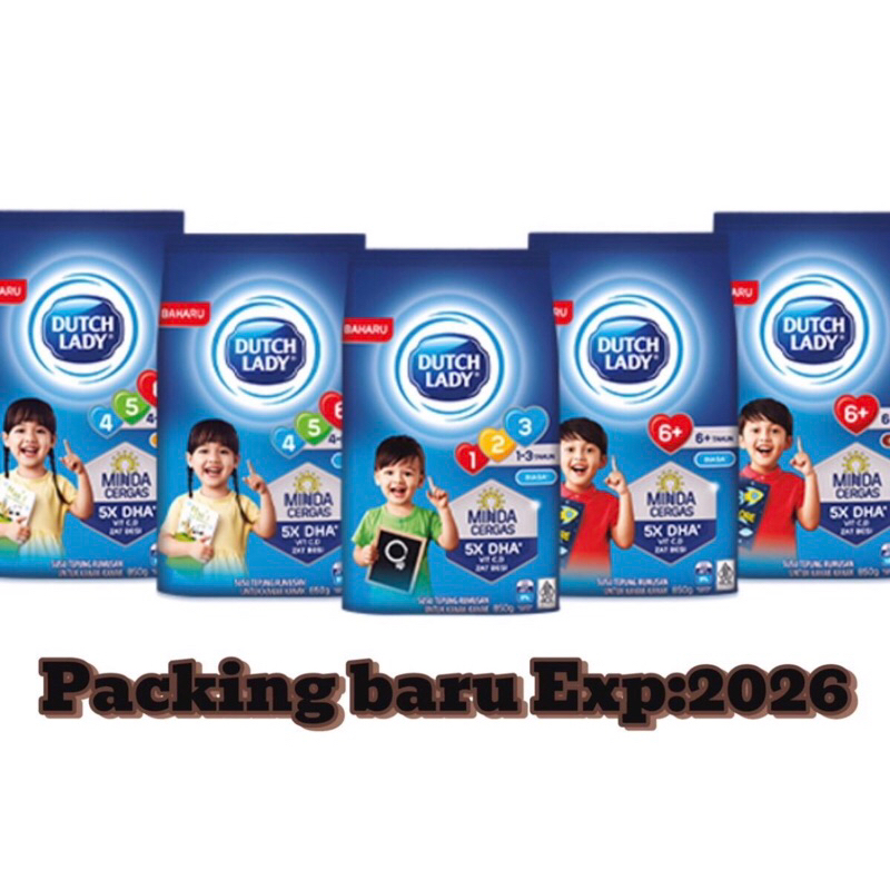 Dutch Lady 123/456 300g/550g/850g (Packing baru Exp:2027) | Shopee Malaysia
