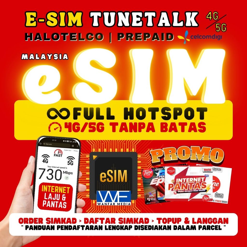 ⚡ [𝗲𝗦𝗜𝗠 𝗧𝗨𝗡𝗘𝗧𝗔𝗟𝗞 𝗛𝗔𝗟𝗢𝗧𝗘𝗟𝗖𝗢] UNLIMITED HOTSPOT DATA SPEED CALL | 4G 5G ...