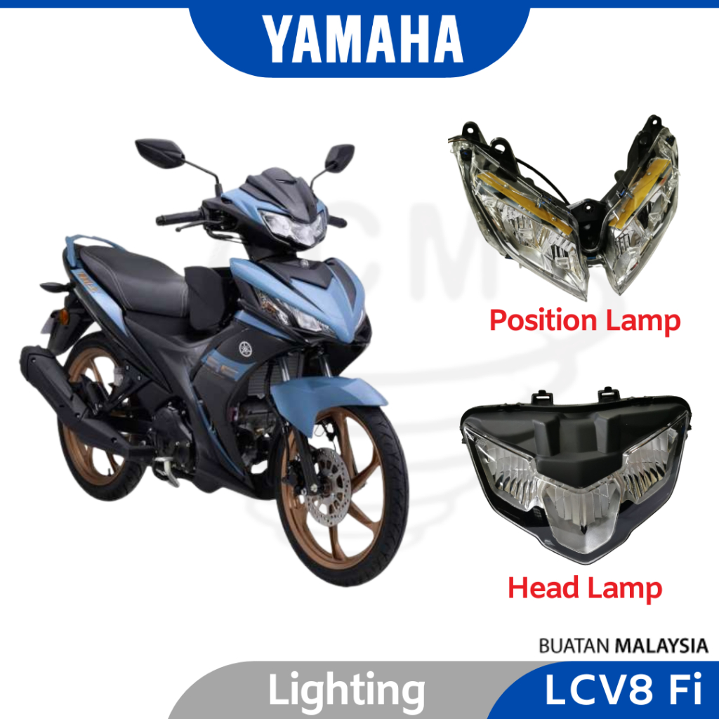 YAMAHA 135LC FI V8 Front Position Lamp / Flasher Light Lampu Fuel Injection LED Lampu Dada Depan ...