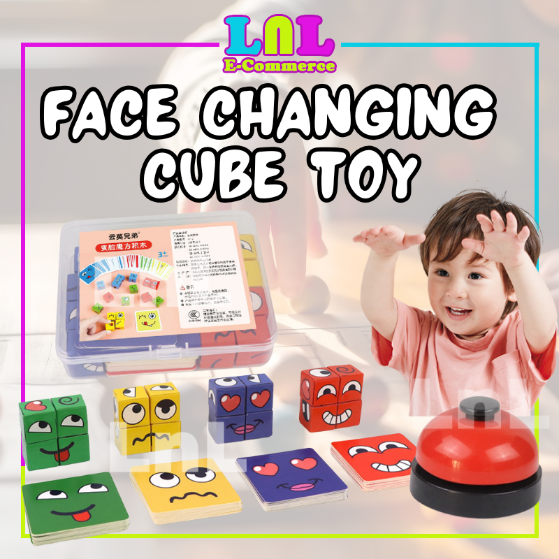 LNL Face Change Cube Face Changing Building Blocks Toy Board Game ...