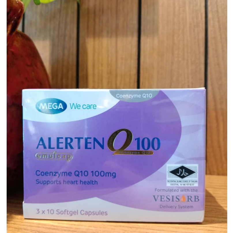 Mega Alerten Q100 Coenzyme Q10 (100mg) (2x30 cap) | Shopee Malaysia