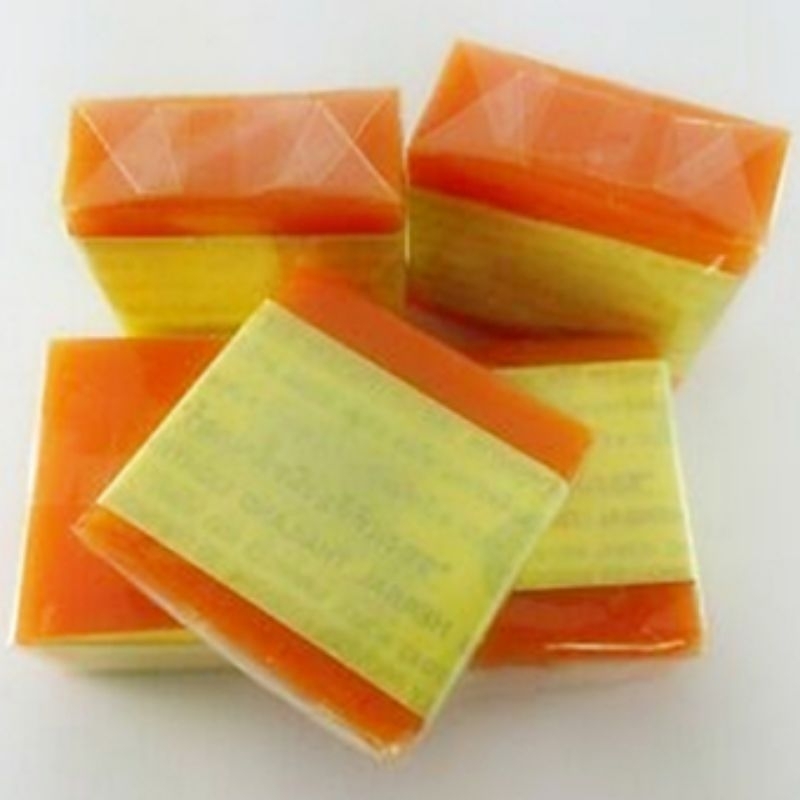 Galong oren natural soap / Vipada Orange Papaya Soap - Face& Body 💯 ...