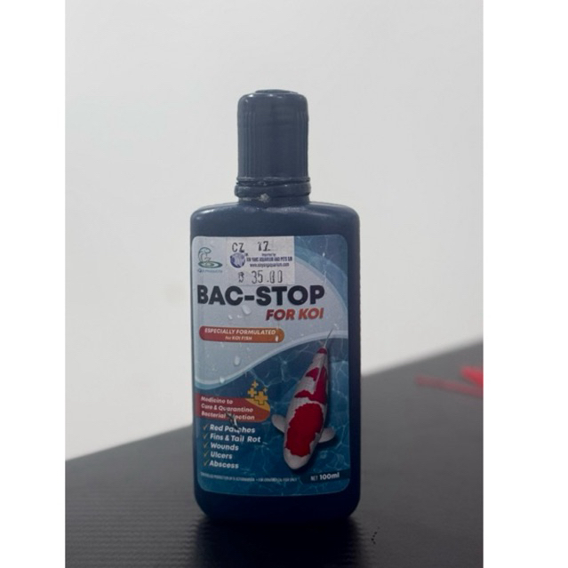 CZ Bac Stop Koi Fish External Bacteria Treatment 100ml | Shopee Malaysia