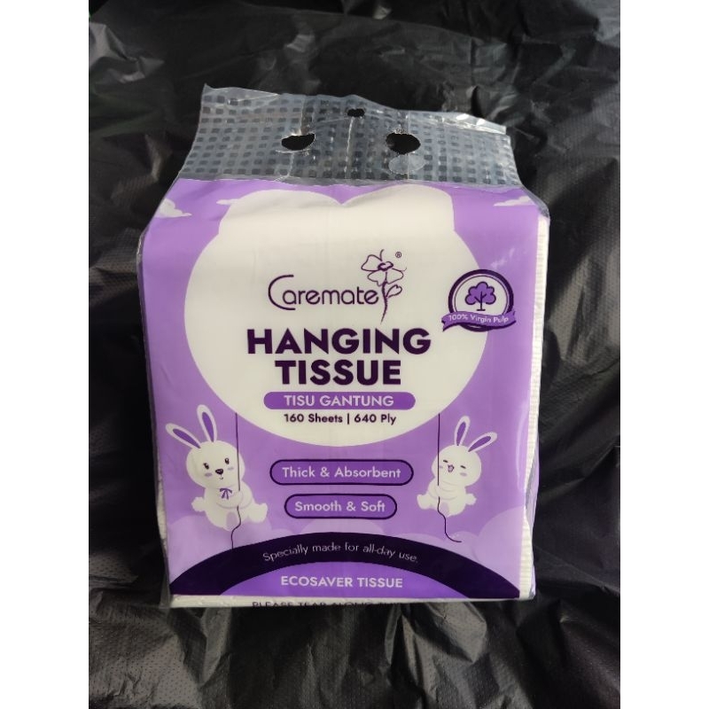 Caremate TISU GANTUNG HANGING TISSUE 160 Helai | 640 Lapisan Tebal ...