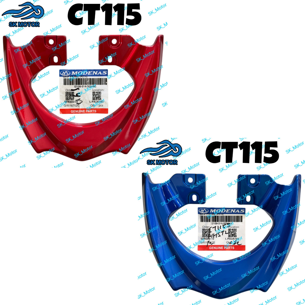 Modenas CT115 CT 115 Original Seat Handle Spoiler Carrier Besi L Bar ...