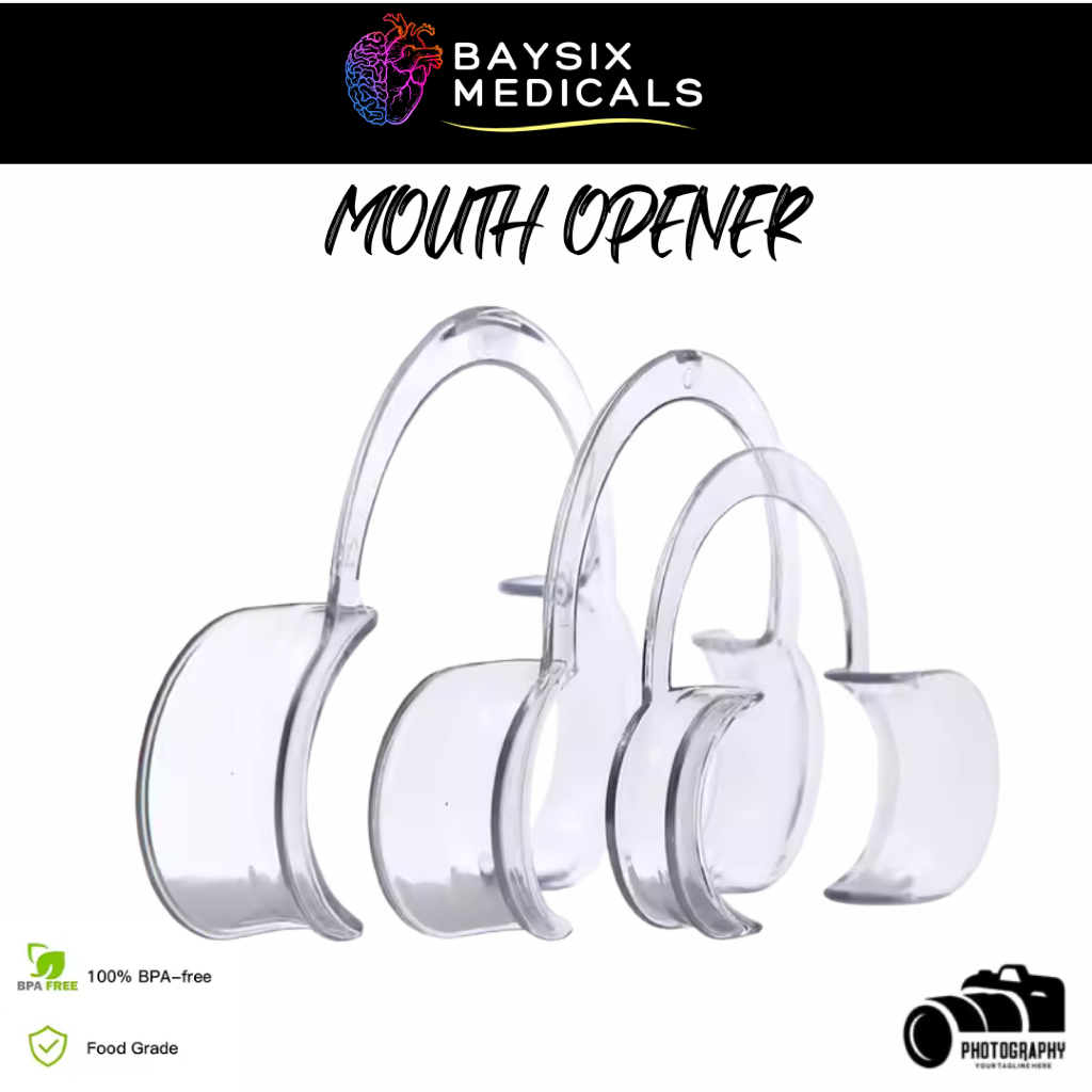 3 in 1 Dental Medical Autoclavable C Shape Mouth Opener Cheek Retractor ...