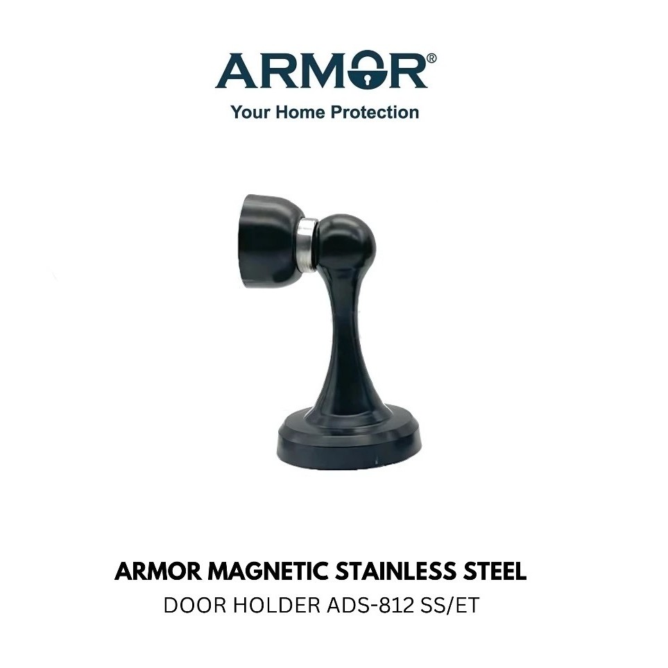 Armor Magnetic Door Holder | Stopper ADS-812 (Stainless Steel) | Shopee ...