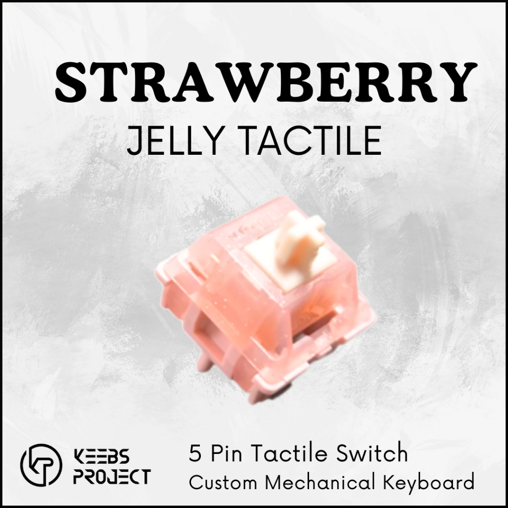 [READY STOCK] New Strawberry Jelly Tactile 5pin Switch for Mechanical ...