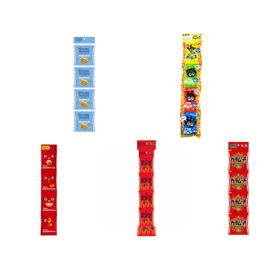 Japanese 4-Pack Snack Series – Spicy, Savory & Sweet Delights! | Shopee ...