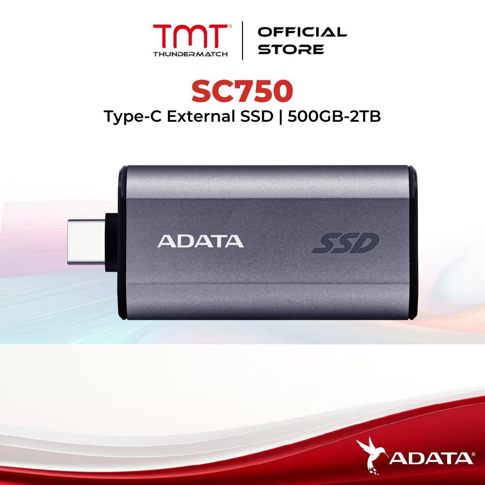 Adata SC750 Type-C External SSD (500GB/1TB/2TB) | Shopee Malaysia