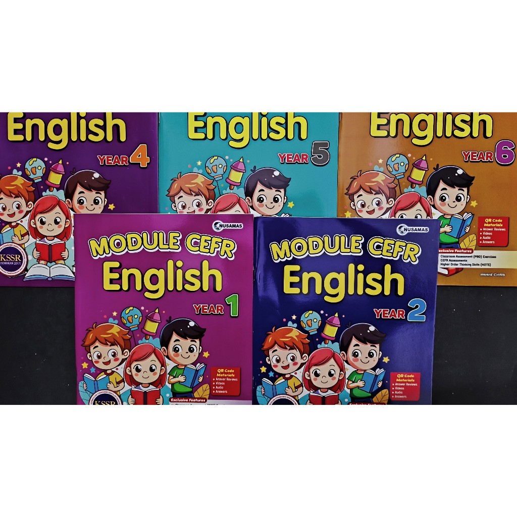 MODULE CEFR ENGLISH YEAR1-6 [NUSAMAS] | Shopee Malaysia
